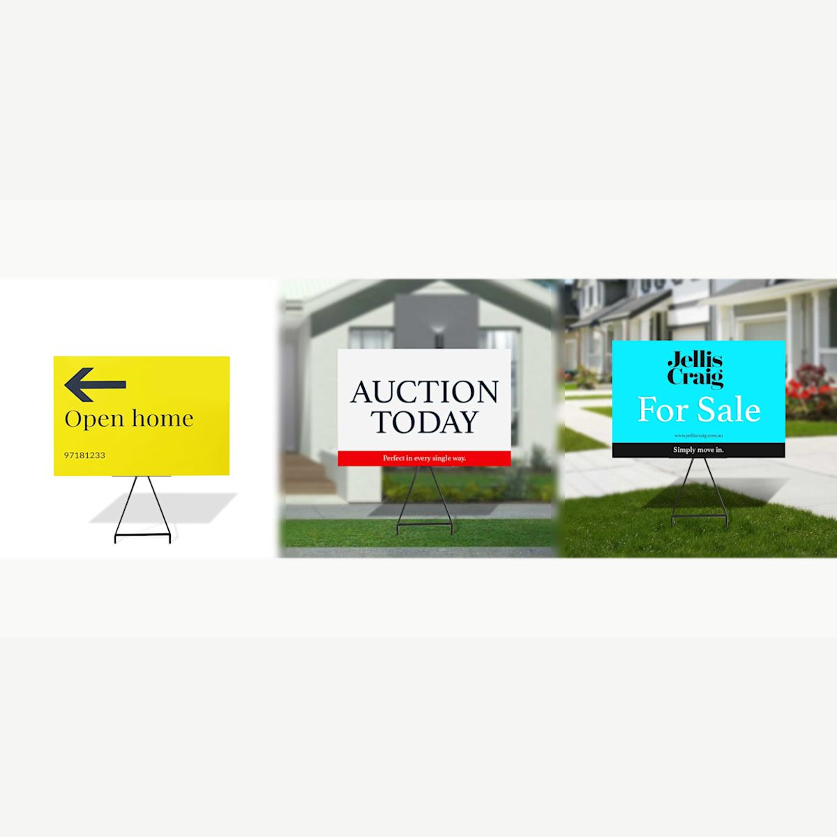 Real Estate Pointer Signs | Buy Real Estate Signs | Custom Printed in ...