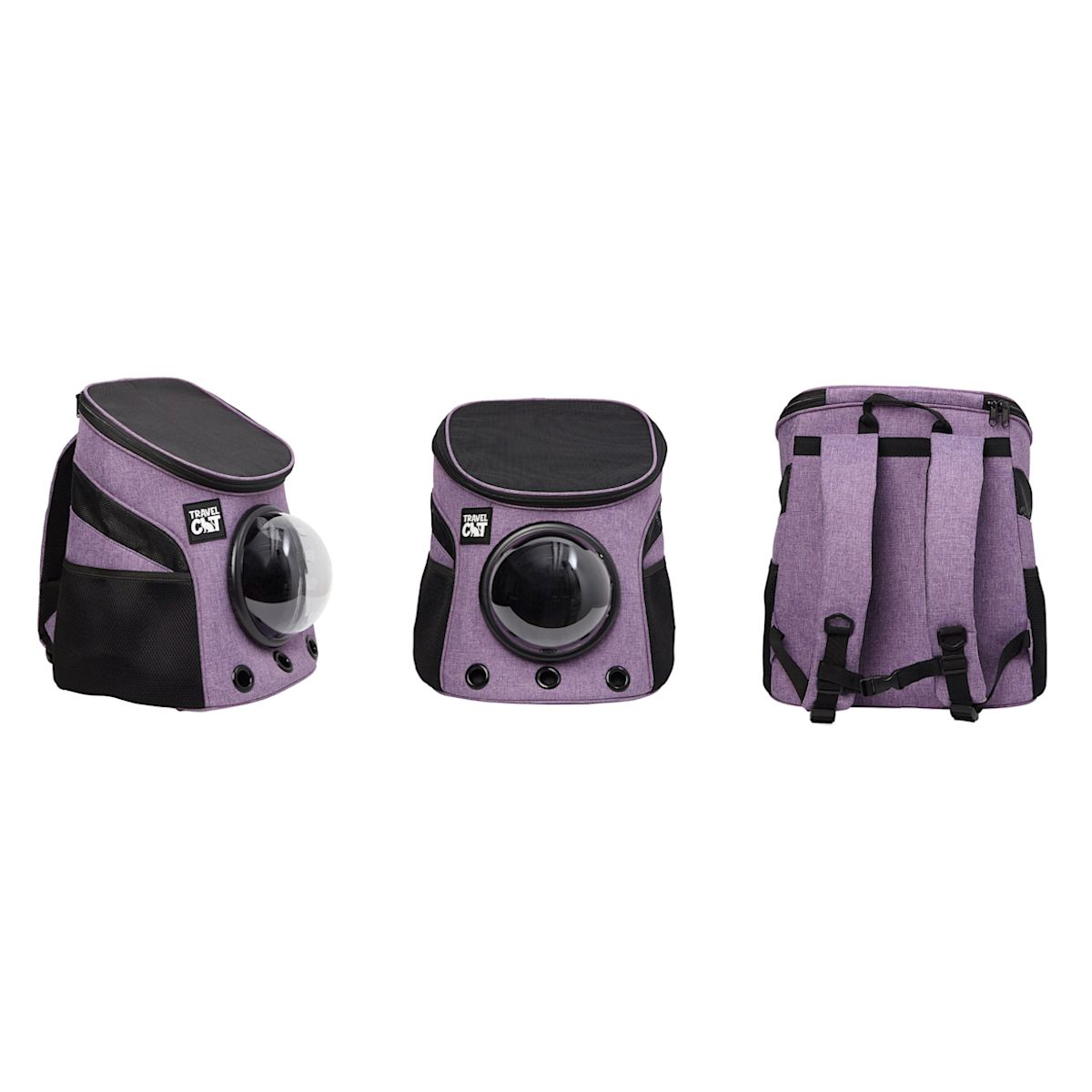 "The Fat Cat" Mini Cat Backpack - Purple