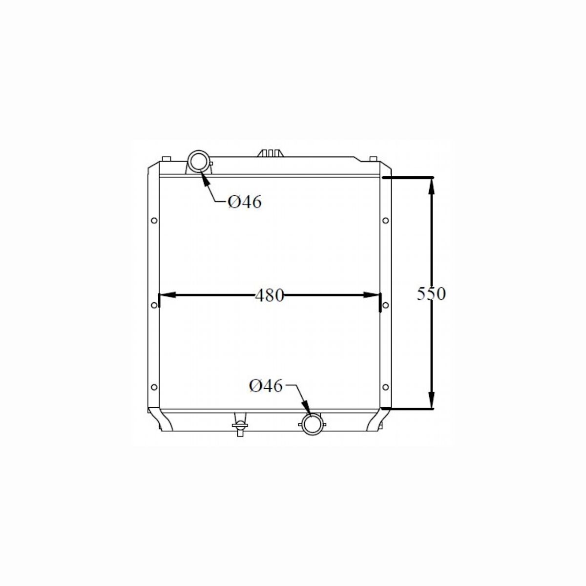 MITSUBISHI Radiator, 1994-2000 | Dolphin Catalogue