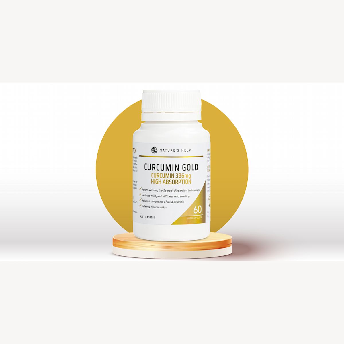 Curcumin Gold with LipiSperse® technology