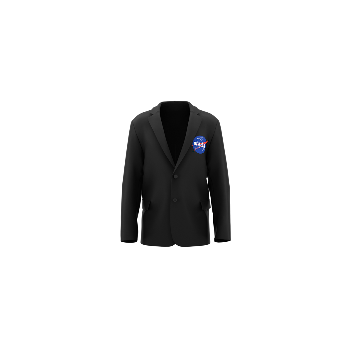 Blazer NASA Insignia logo black – DRESSX / More Dash Inc. dba DRESSX