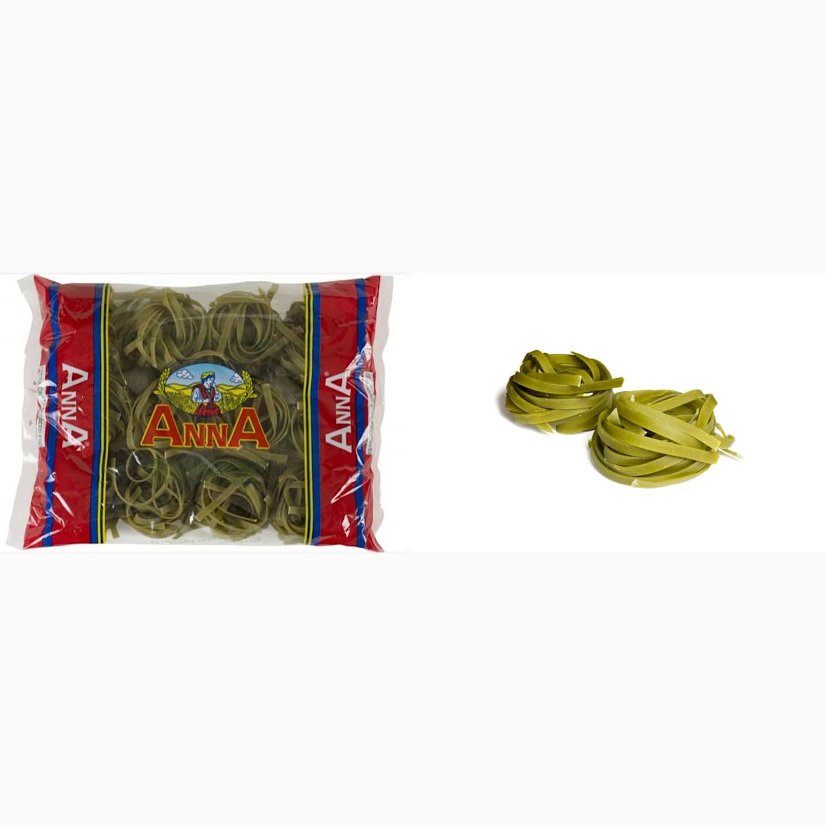 Anna Fettuccine Spinach Nests 1 LB - Shop Cento