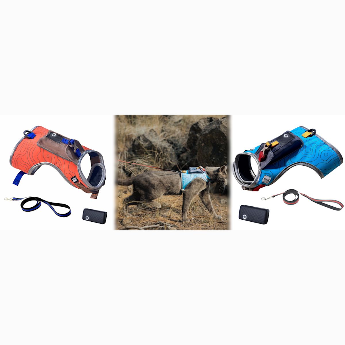 "The Pathfinder" Cat Harness & Tractive GPS Device Bundle