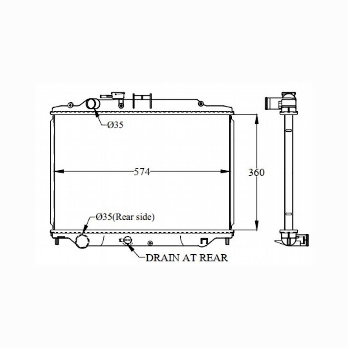 NISSAN Radiator | Dolphin Catalogue