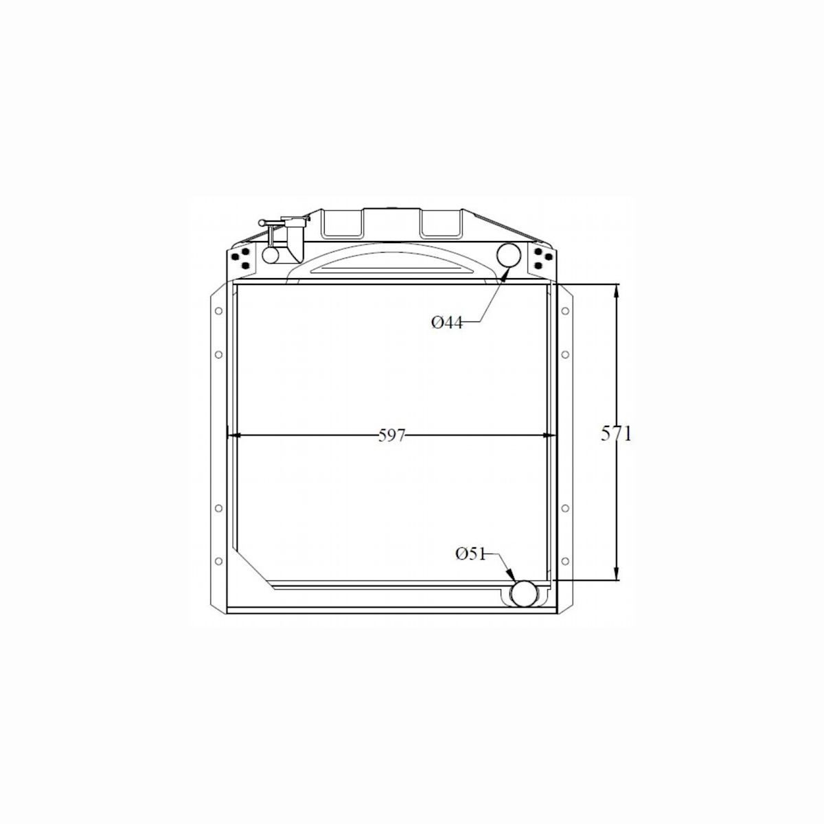 MERCEDES Radiator, Year 1980- | Dolphin Catalogue