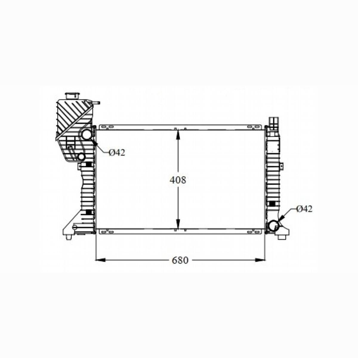 MERCEDES Radiator, 2000- | Dolphin Catalogue
