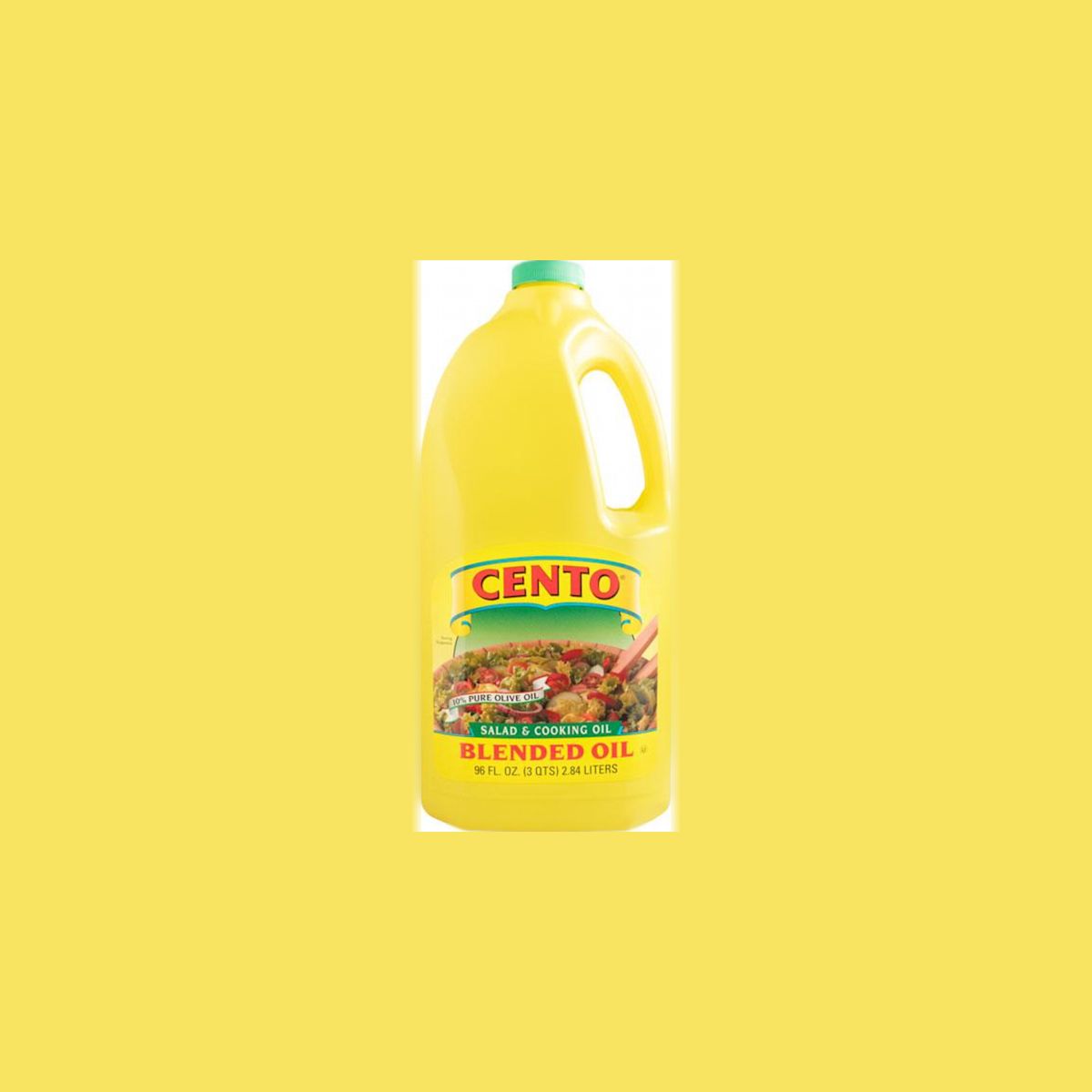 Cento Blended Oil 90 Vegetable 10 Olive Oil 96 FL OZ Shop Cento