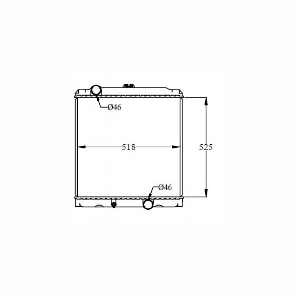 MITSUBISHI Radiator , Year 1999- | Dolphin Catalogue