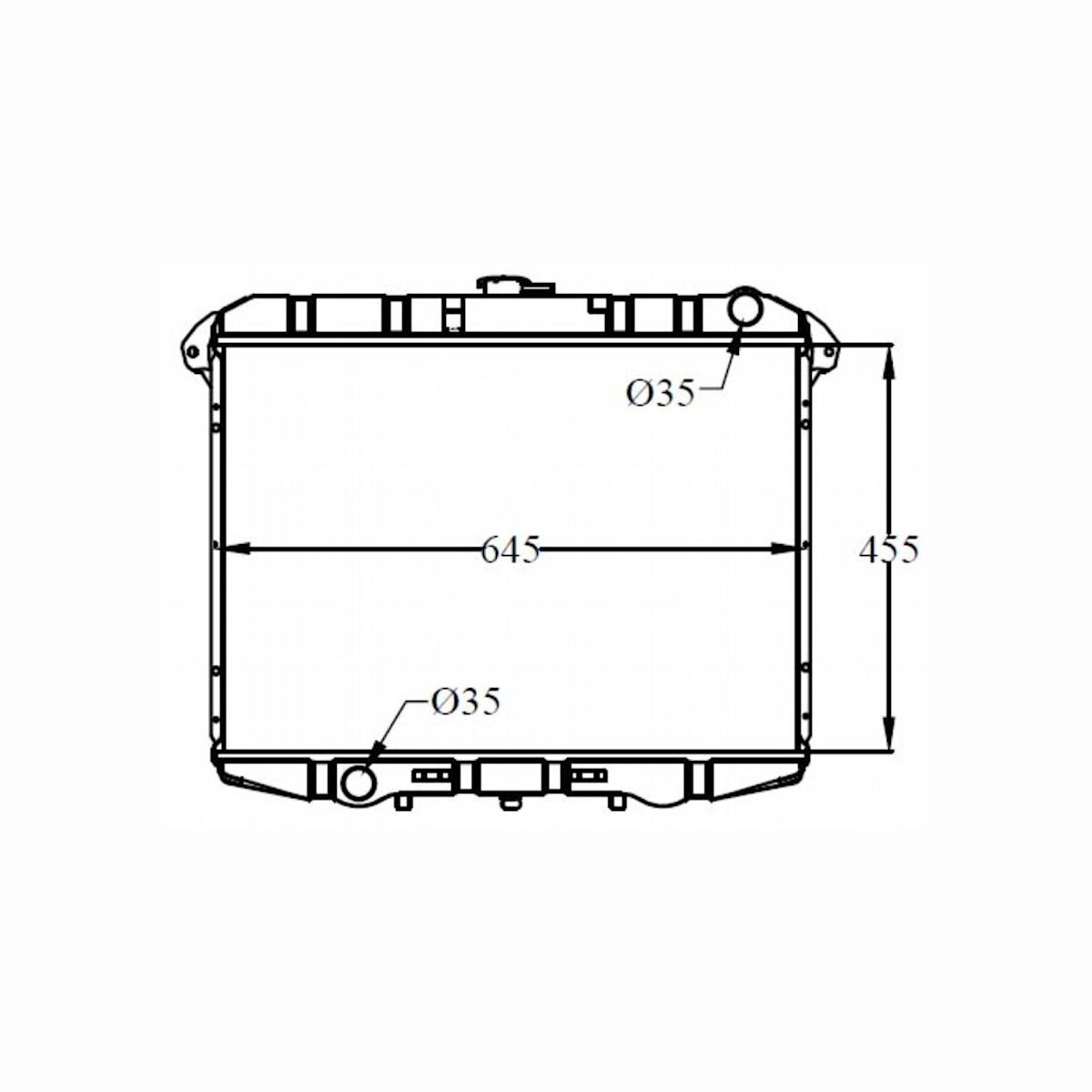NISSAN Radiator, 1993-1996 | Dolphin Catalogue