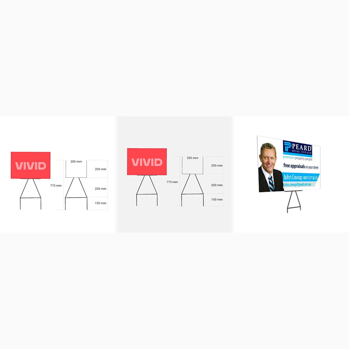 Advertising Yard Signs | Pointer Stakes for Corflute Signs