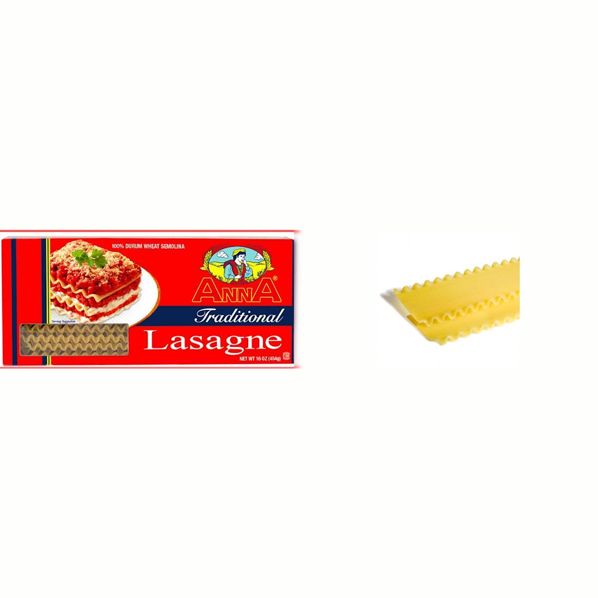 Anna Traditional Lasagne 1 LB - Shop Cento