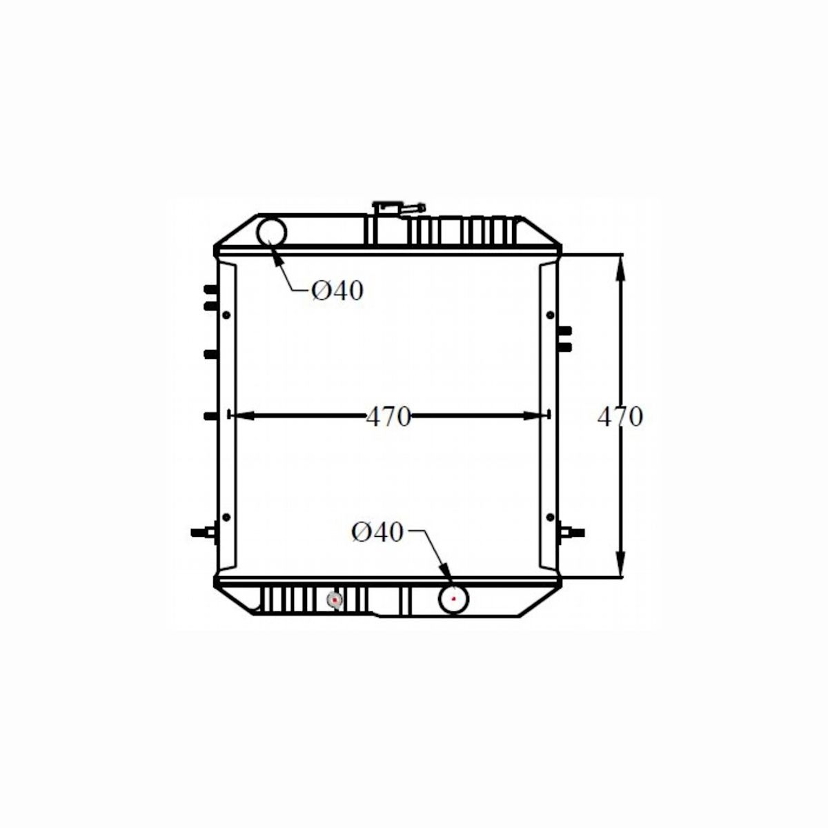 MITSUBISHI Radiator, 1992- | Dolphin Catalogue