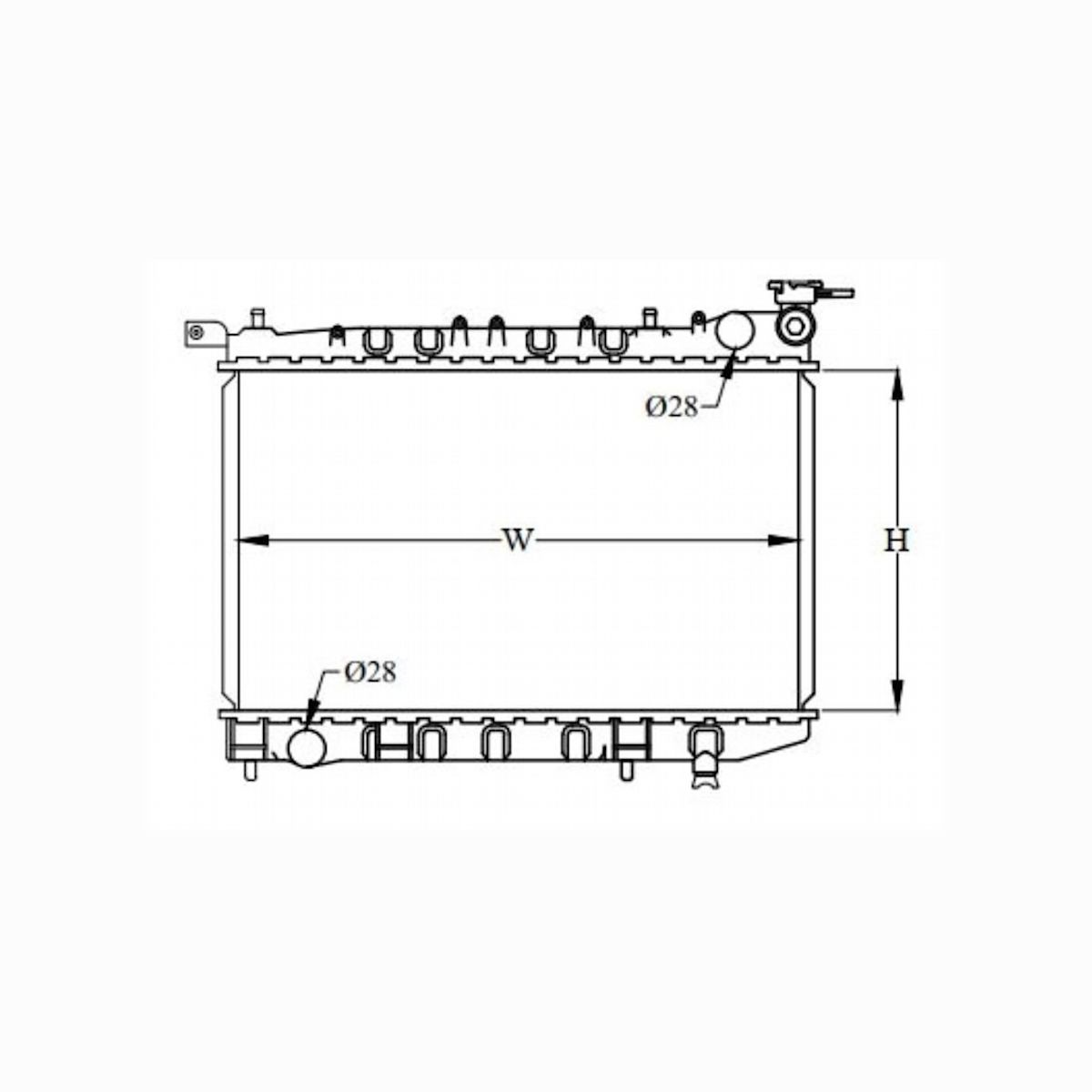 NISSAN Radiator, 1990-1995 | Dolphin Catalogue