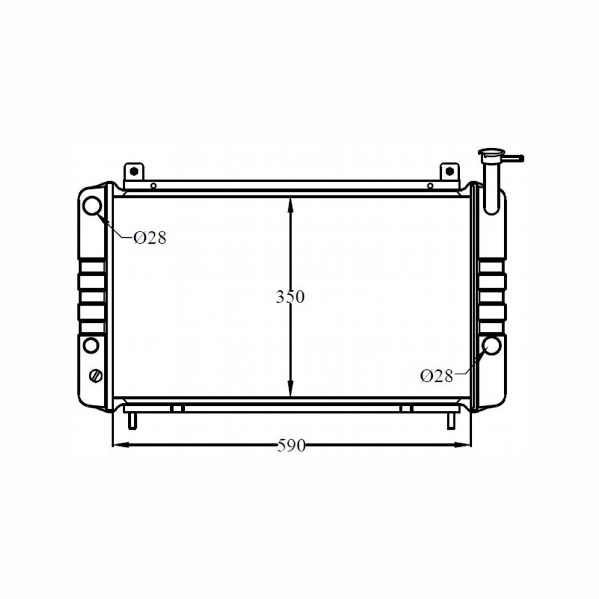 NISSAN Radiator, 1986-1990 | Dolphin Catalogue