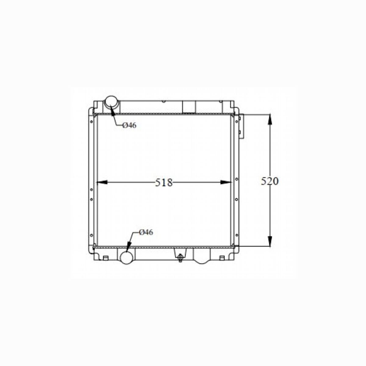 MITSUBISHI Radiator, 2005- | Dolphin Catalogue