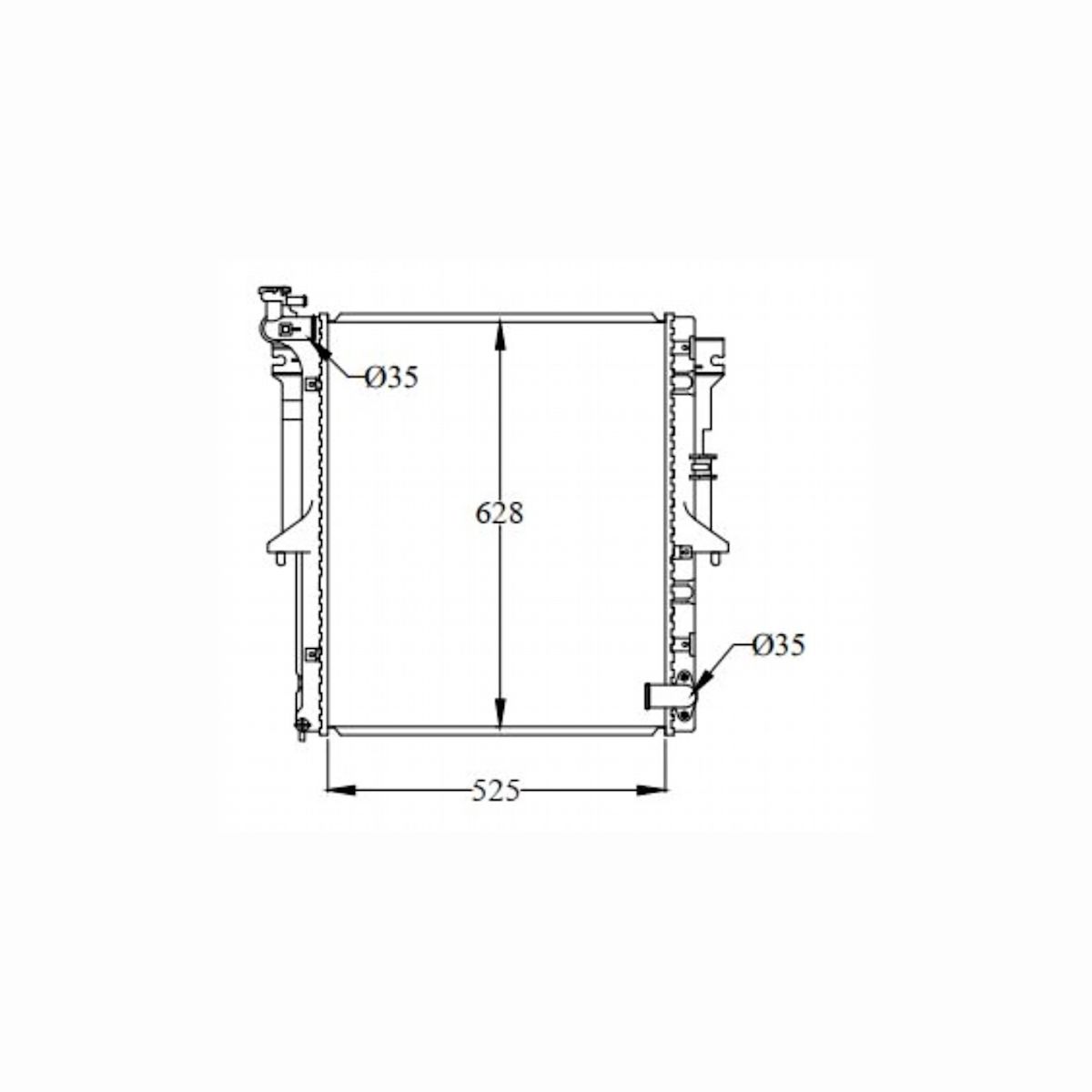 MITSUBISHI Radiator, 2006- | Dolphin Catalogue