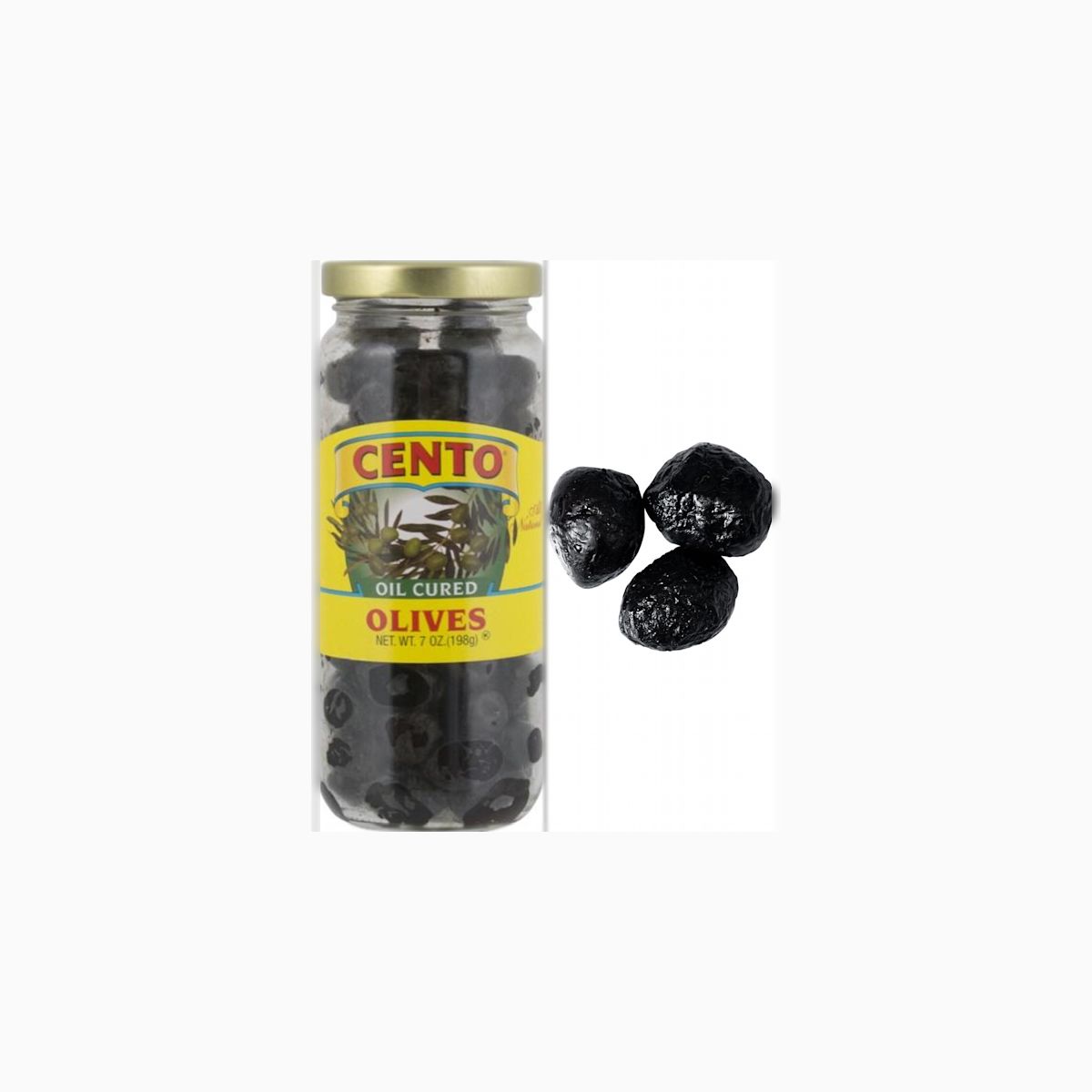 Cento Oil Cured Olives 7 OZ - Shop Cento