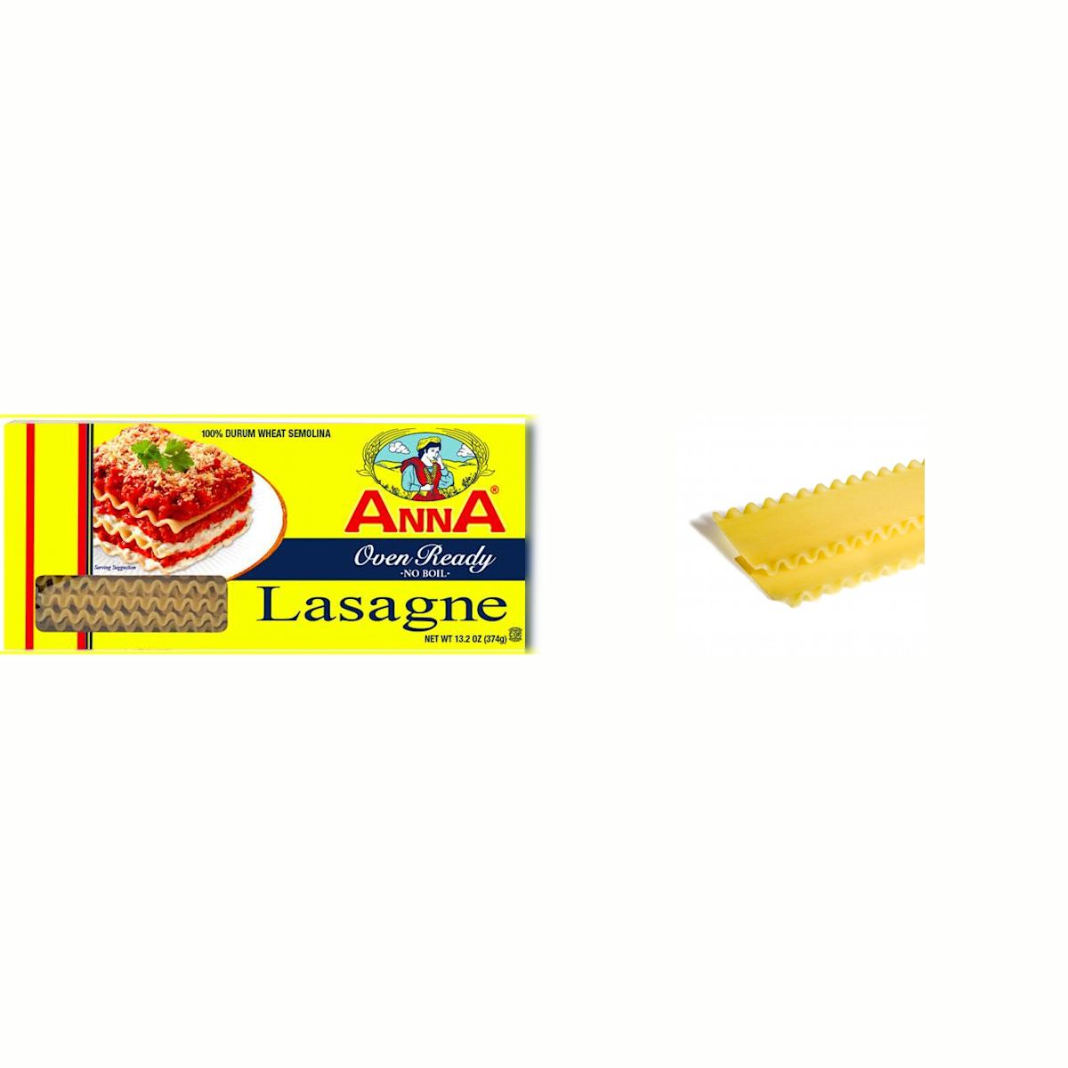 Anna No Boil Lasagne 13.2 OZ - Shop Cento