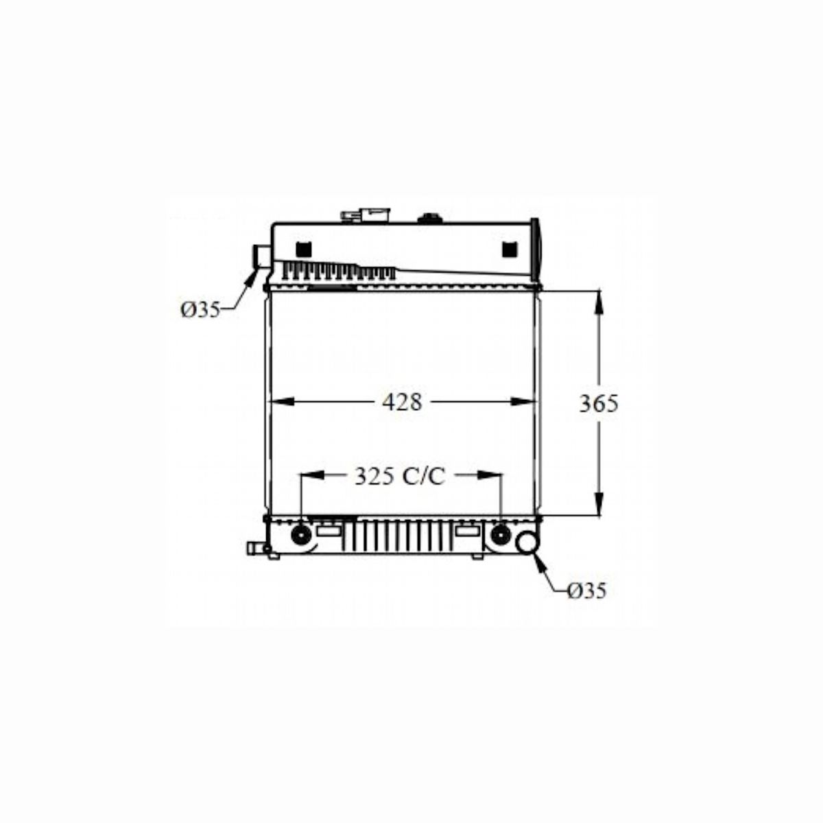 MERCEDES Radiator,1993-2002 | Dolphin Catalogue